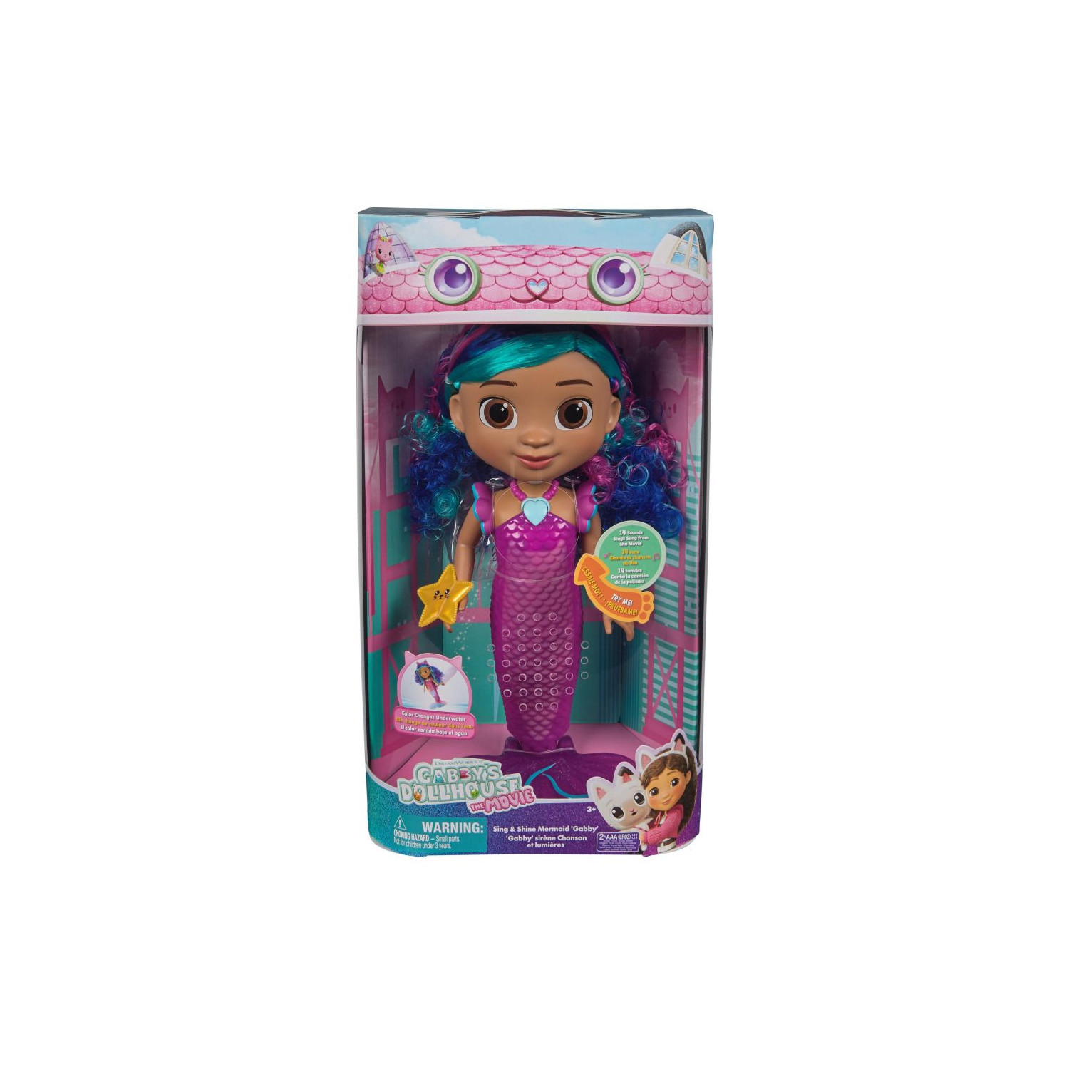 La Casa de Muñecas de Gabby: La Película Muñeca Gabby Sirena Canta y ...