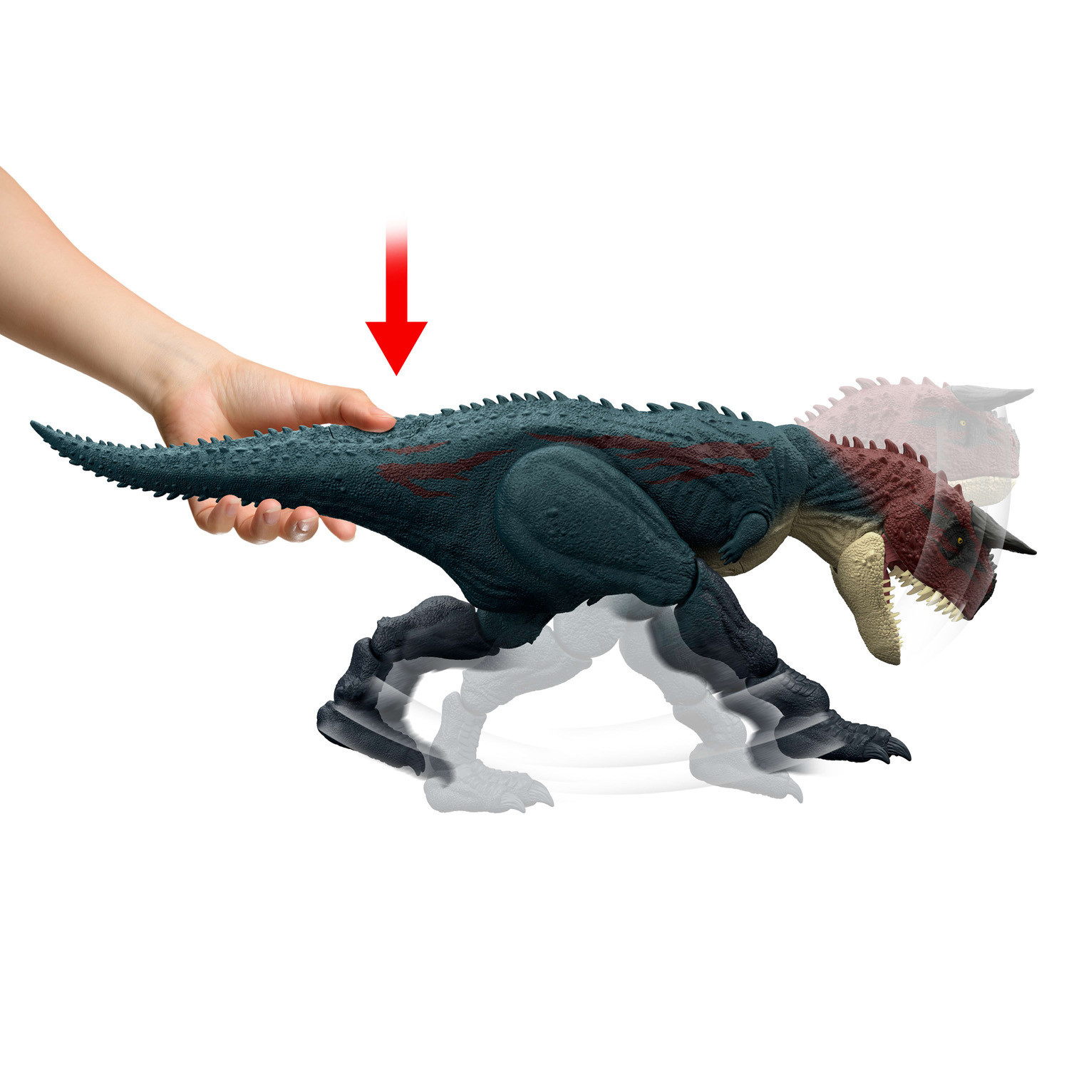 Jurassic World Survival Figura de Acción de Dinosaurio Carnotaurus ...